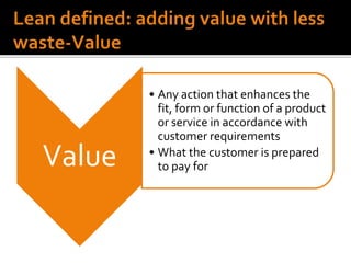 060 LEAN SUPPLY CHAIN VALUE STREAM MAPPING | PPTX