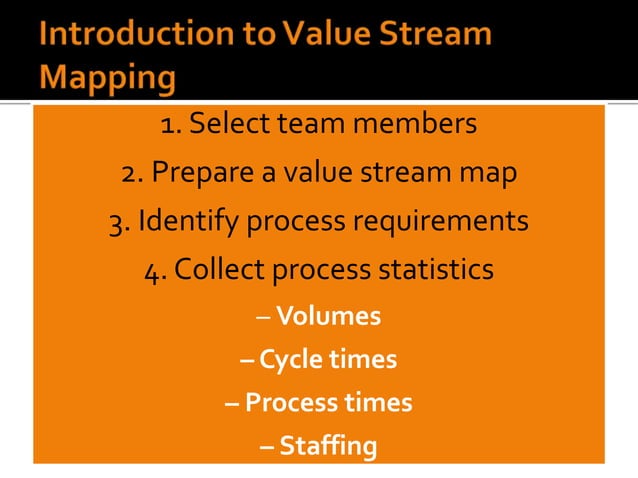 060 LEAN SUPPLY CHAIN VALUE STREAM MAPPING | PPTX | Logistics | Business