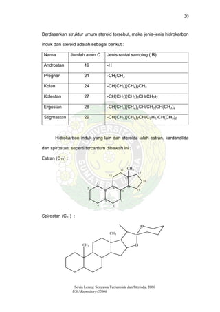 terpenoida dan steroida | PDF