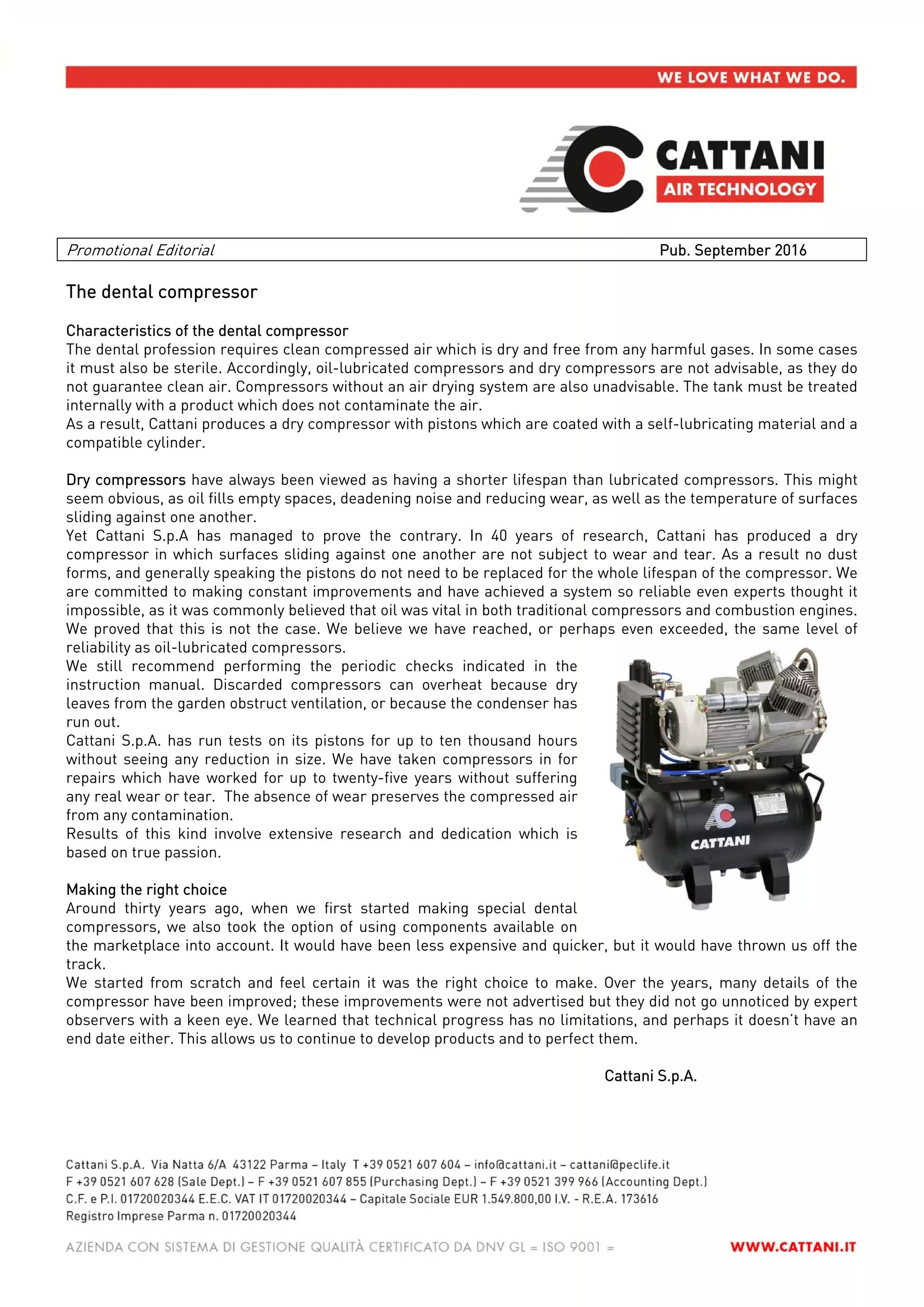 THE DENTAL COMPRESSOR | PDF
