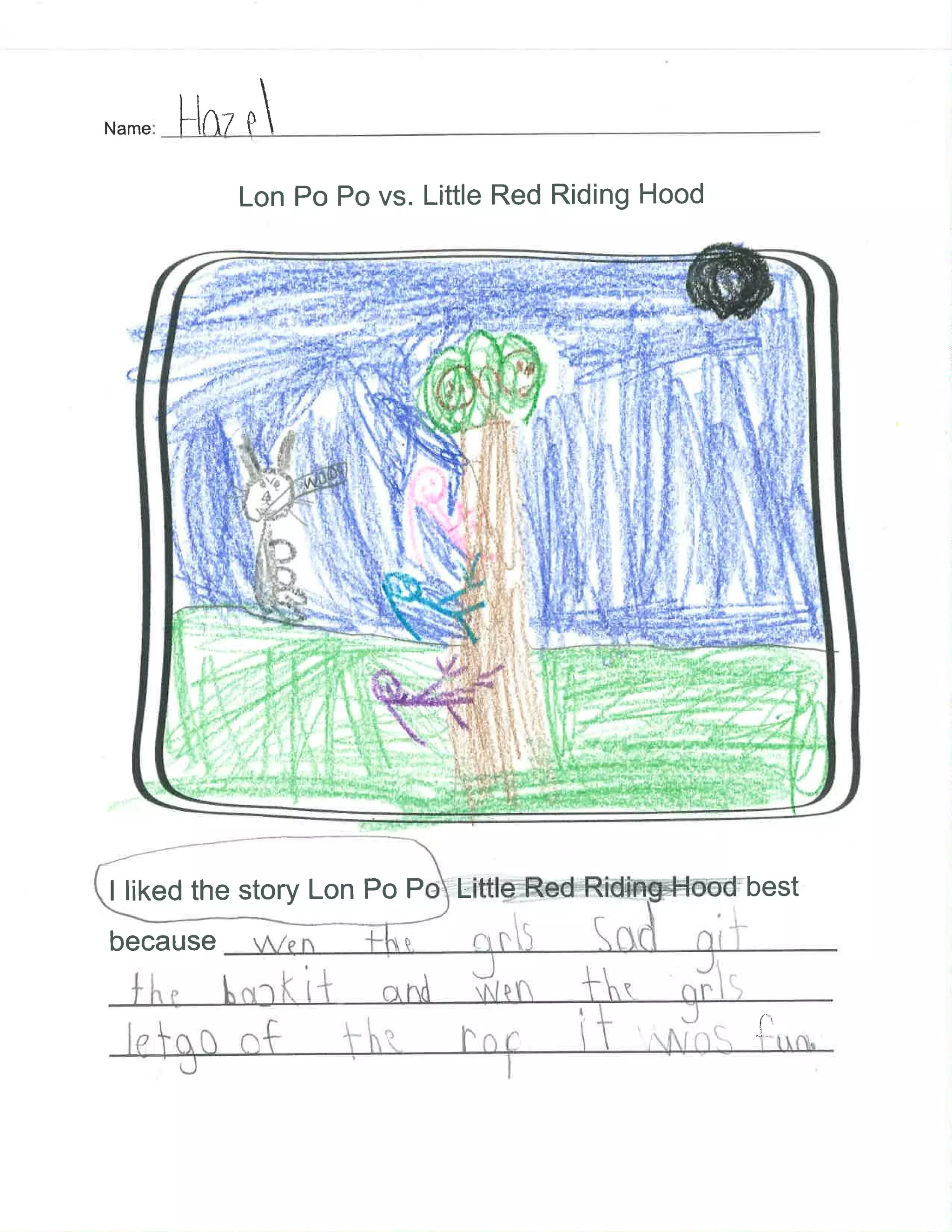 Lon Po Po vs. Little Red Riding Hood | PDF