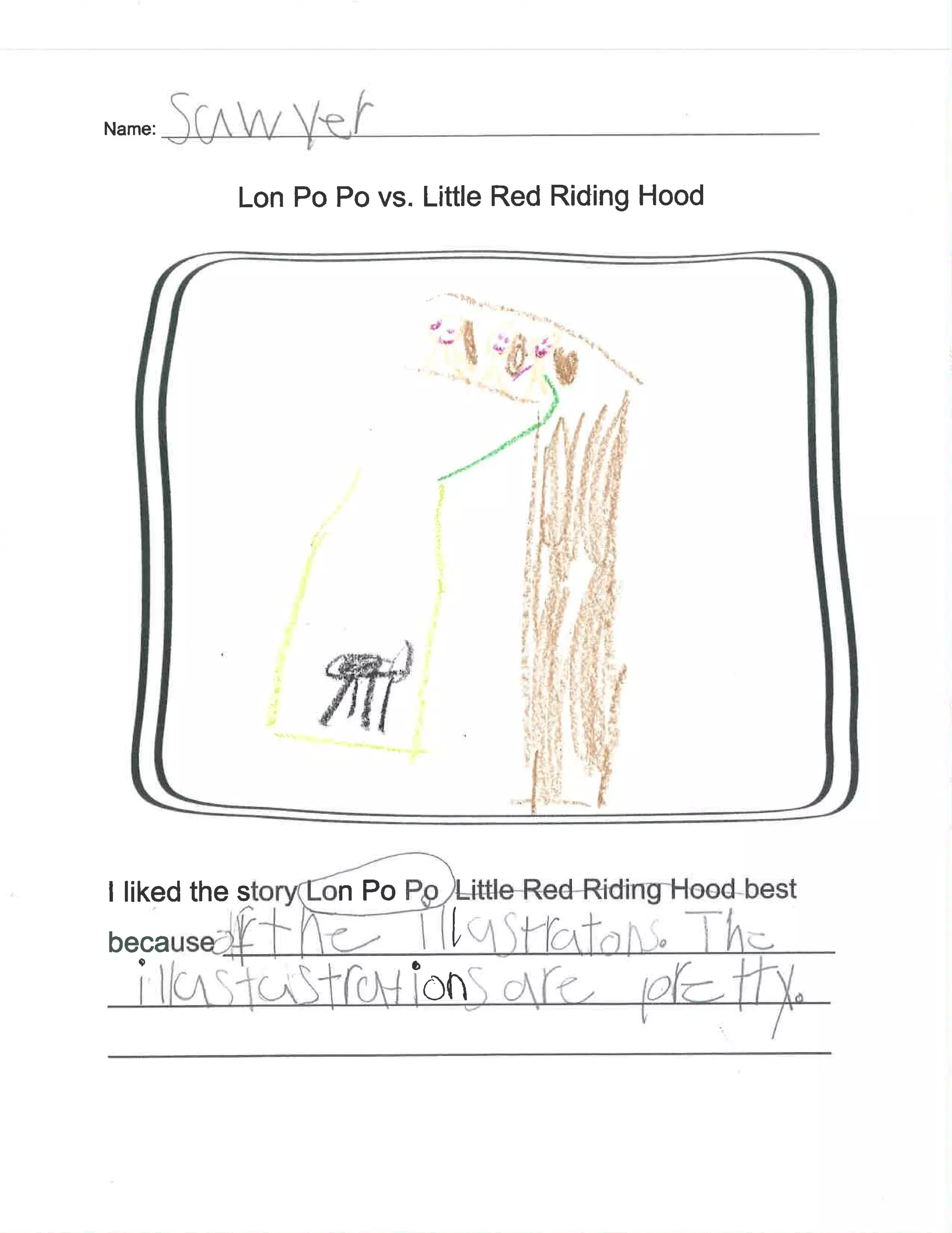 Lon Po Po vs. Little Red Riding Hood | PDF