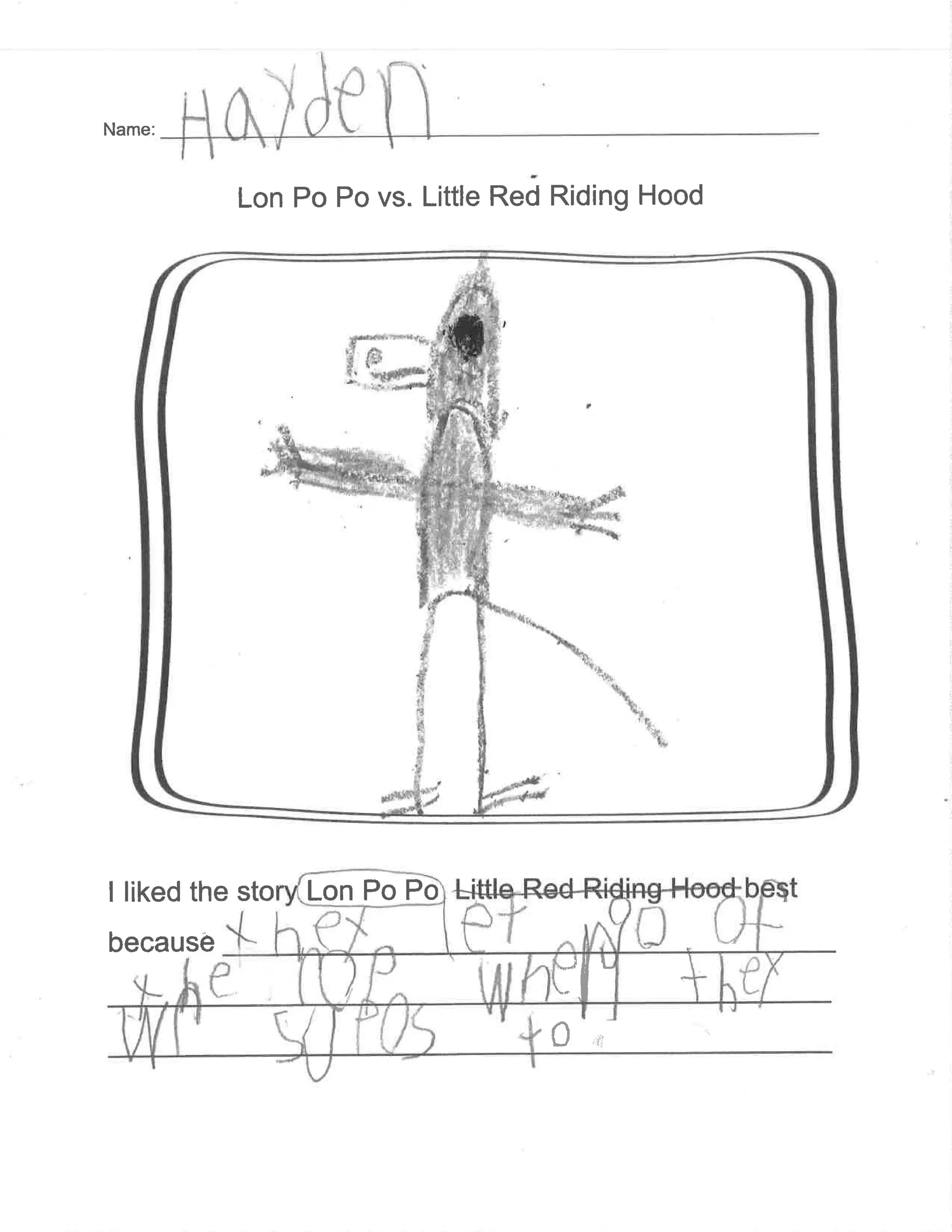 Lon Po Po vs. Little Red Riding Hood | PDF