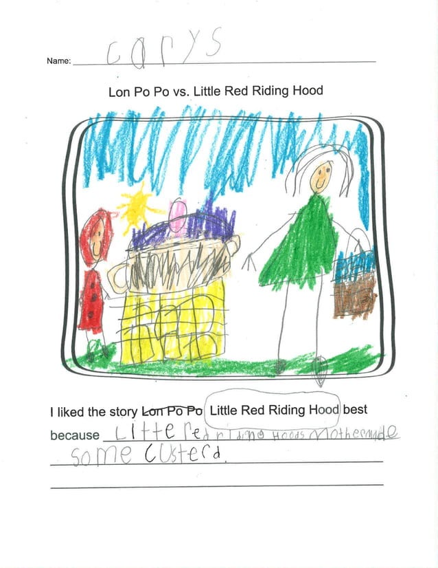 Lon Po Po vs. Little Red Riding Hood | PDF