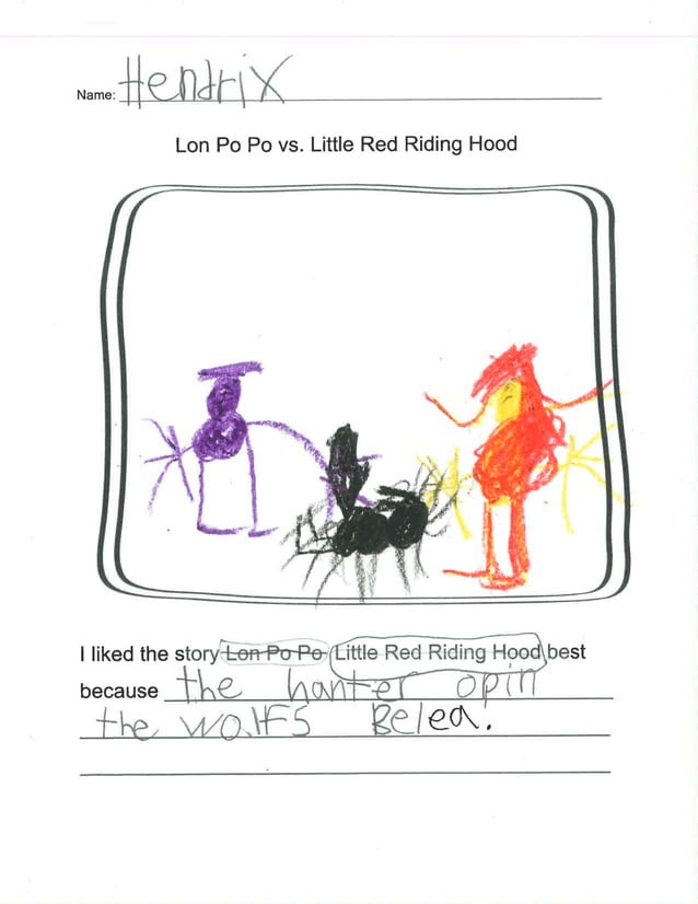 Lon Po Po vs. Little Red Riding Hood | PDF