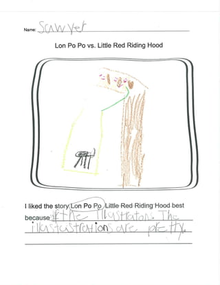 Lon Po Po vs. Little Red Riding Hood | PDF