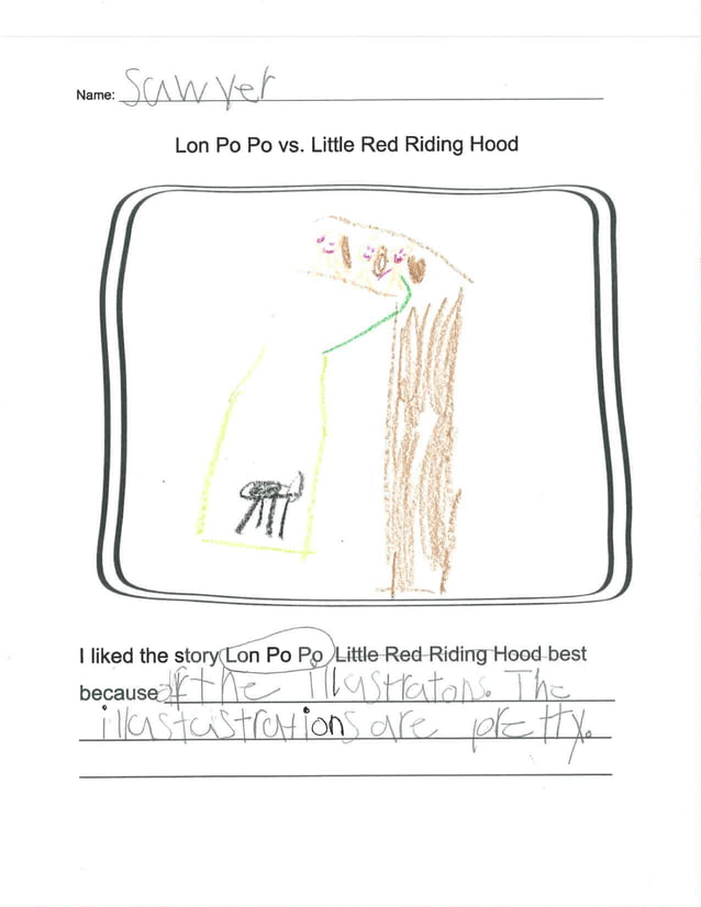 Lon Po Po vs. Little Red Riding Hood | PDF