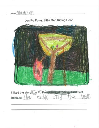 Lon Po Po vs. Little Red Riding Hood | PDF