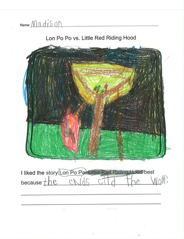 Lon Po Po vs. Little Red Riding Hood | PDF