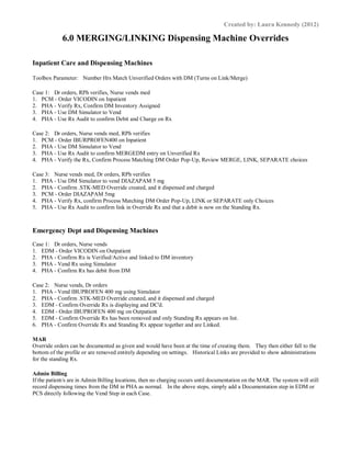 DM Merge-Link Handout | PDF
