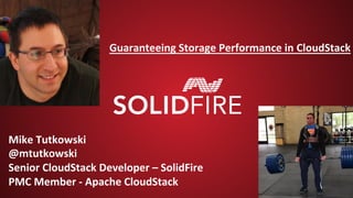 CloudStack Day 2015 Storage Teck Talk | PPT