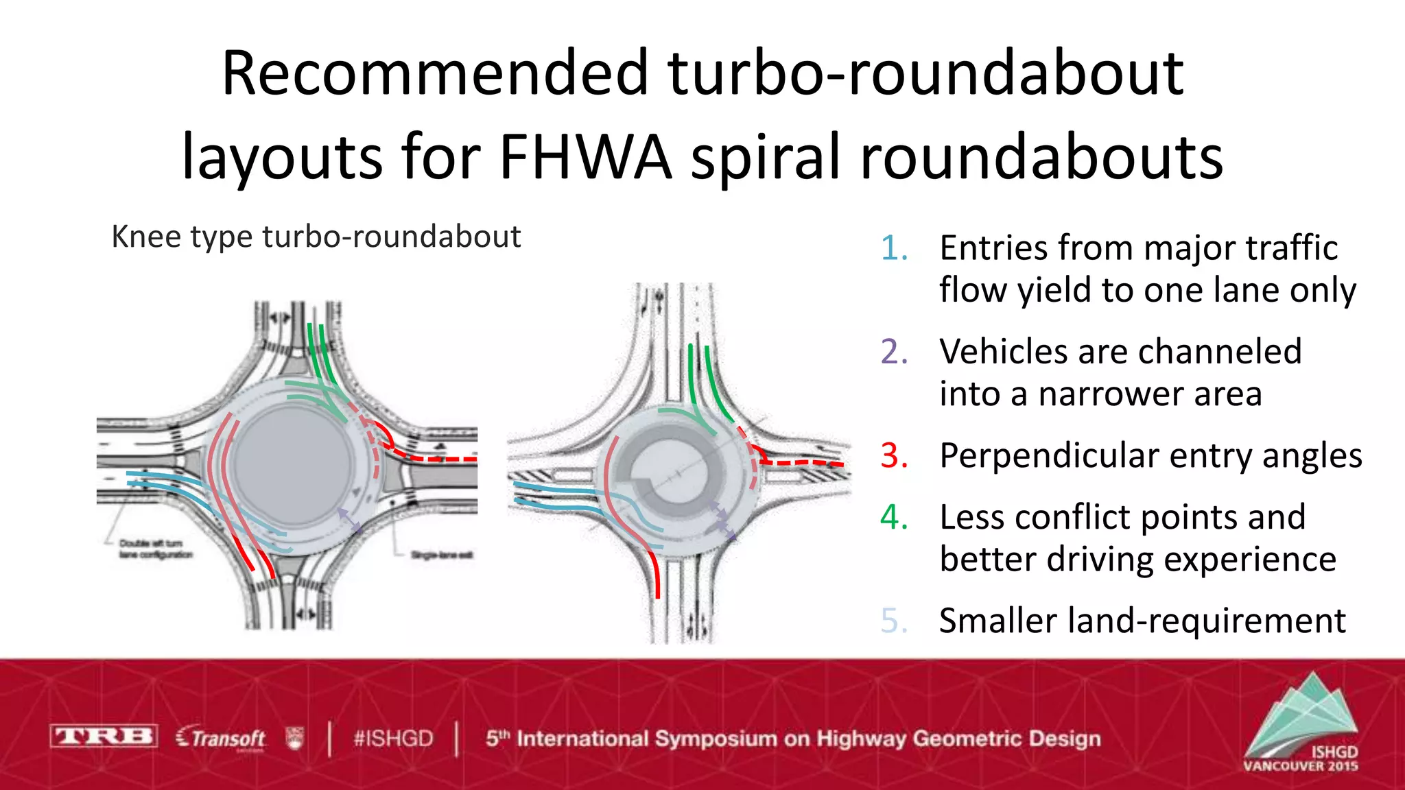 A comparative study on turbo-roundabouts and spiral roundabouts | PPTX