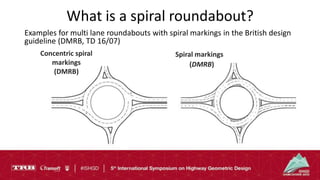 A comparative study on turbo-roundabouts and spiral roundabouts | PPTX
