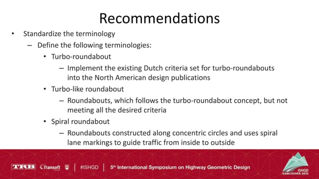A comparative study on turbo-roundabouts and spiral roundabouts | PPTX