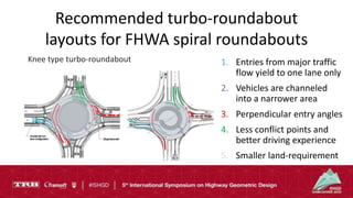 A comparative study on turbo-roundabouts and spiral roundabouts | PPTX