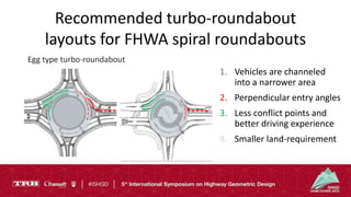 A comparative study on turbo-roundabouts and spiral roundabouts | PPTX