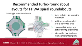 A comparative study on turbo-roundabouts and spiral roundabouts | PPTX