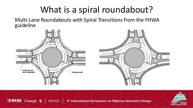 A comparative study on turbo-roundabouts and spiral roundabouts