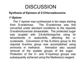 Synthesis and Characterization of the Epimers of 2-Chloroadenosine | PPT