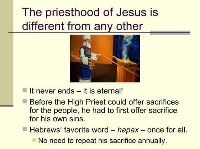 060618 Christ, Our High Priest Hebrews 4 14 16 Dale Wells | PPT