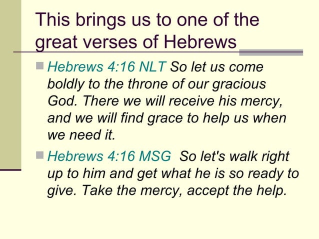 060618 Christ, Our High Priest Hebrews 4 14 16 Dale Wells | PPT