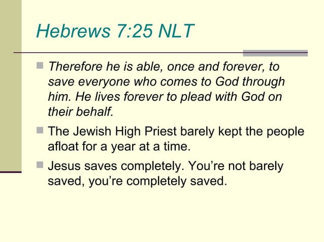 060618 Christ, Our High Priest Hebrews 4 14 16 Dale Wells | PPT