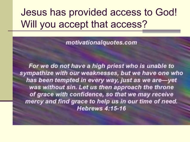 060618 Christ, Our High Priest Hebrews 4 14 16 Dale Wells | PPT
