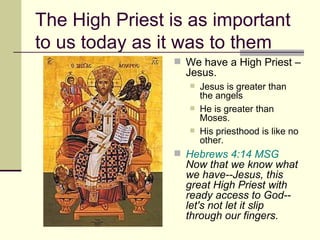 060618 Christ, Our High Priest Hebrews 4 14 16 Dale Wells | PPS