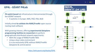 Network Development in the GÉANT Project | PPT