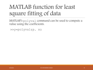 06-07 Chapter interpolation in MATLAB | PPTX | Physics | Science