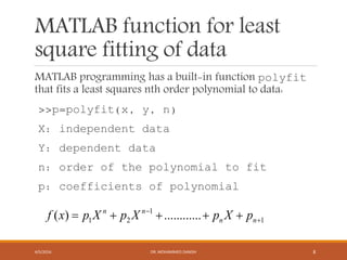 06-07 Chapter interpolation in MATLAB | PPT