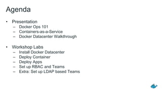 Docker Datacenter Overview and Production Setup Slides | PPT