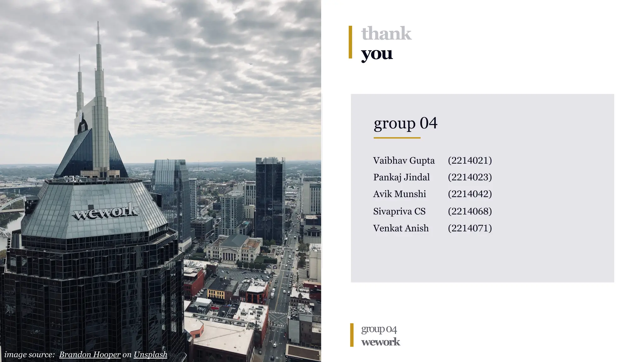 WeWork Corporate Governance | PPT