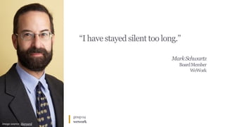 WeWork Corporate Governance | PPT