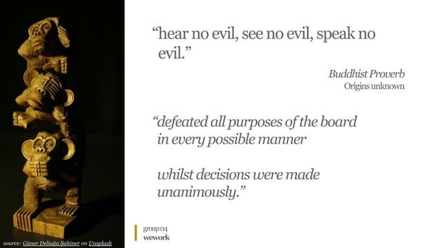 WeWork Corporate Governance | PPT