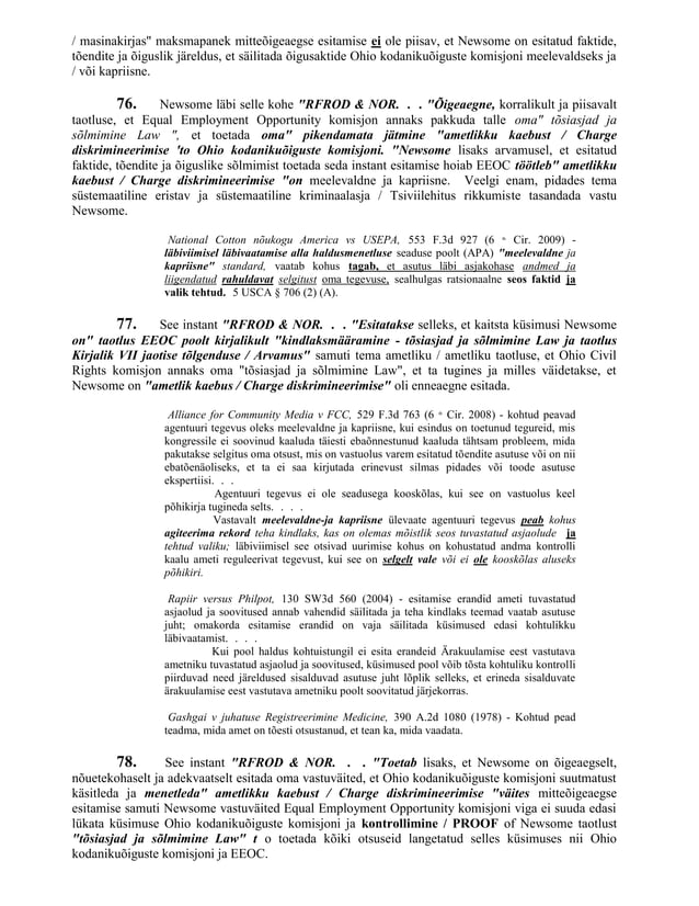 060812 EEOC Response (ESTONIAN) | PDF