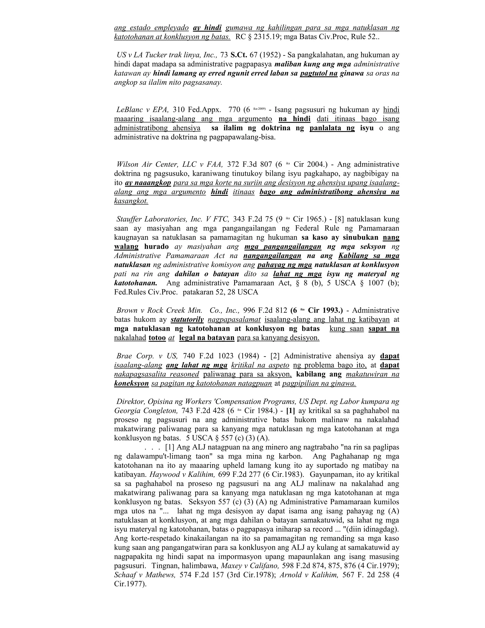 060812 EEOC Response (FILIPINO) | PDF