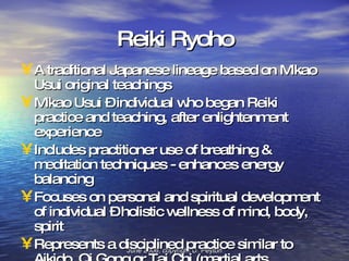 Reiki Ryoho Introduction | PPT | Free Download