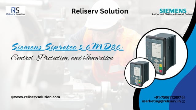 Siemens Siprotec 5 6MD86: Control, Protection, and Innovation | PPT