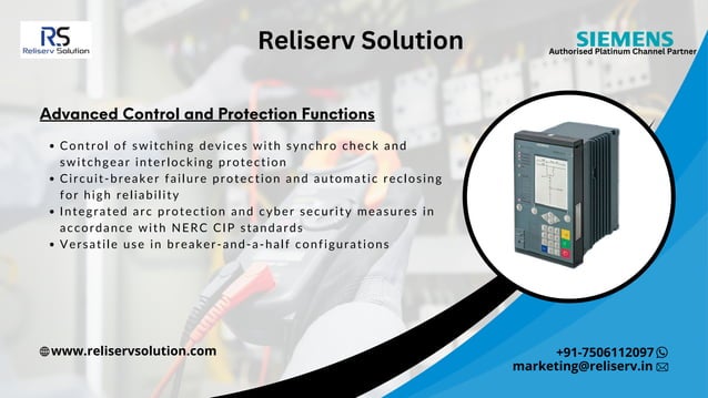 Siemens Siprotec 5 6MD86: Control, Protection, and Innovation | PPT