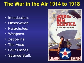 060925 WW1 Air War | PPT