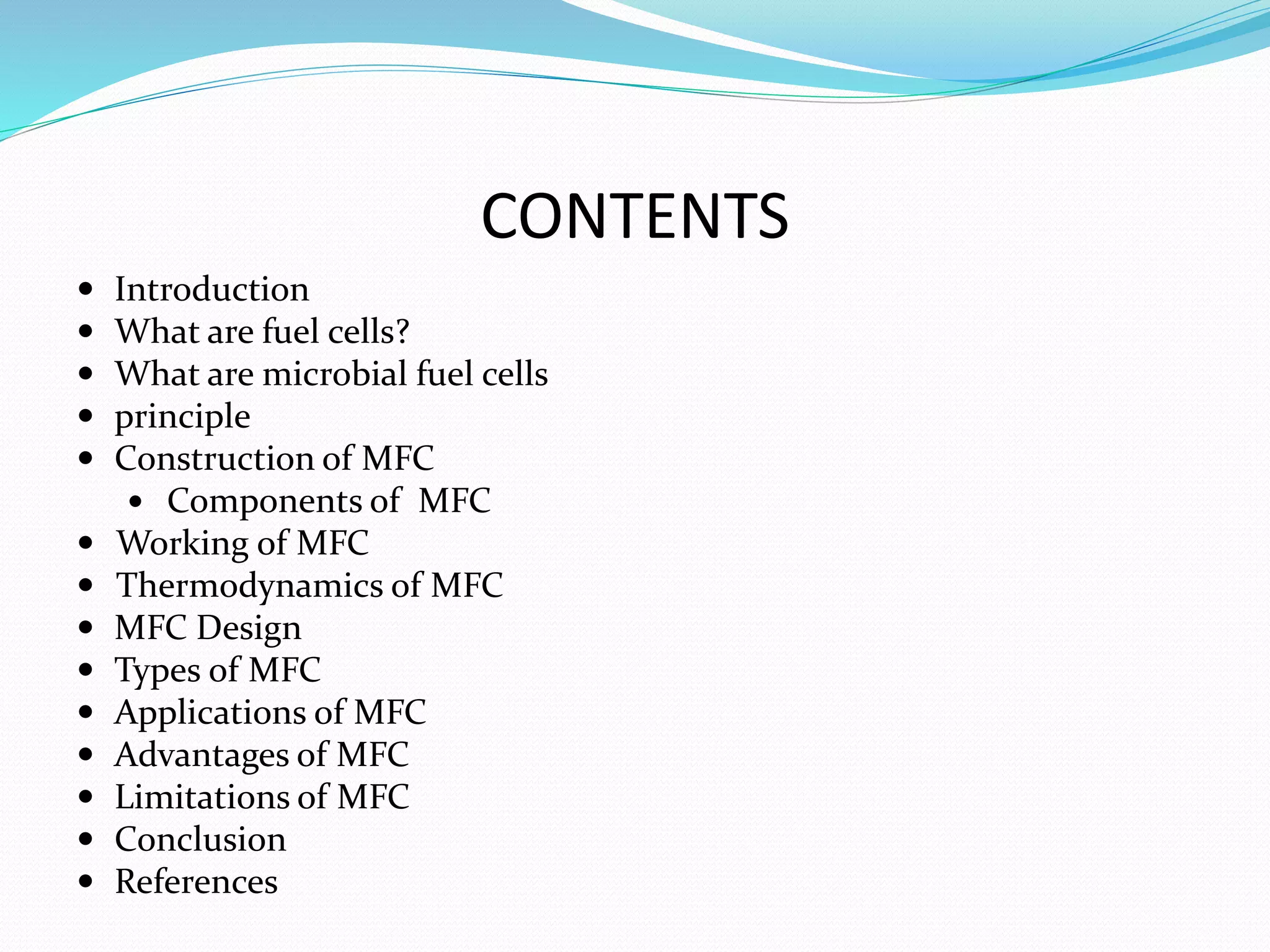 MICROBIAL FUEL CELLS-PPT | PPTX