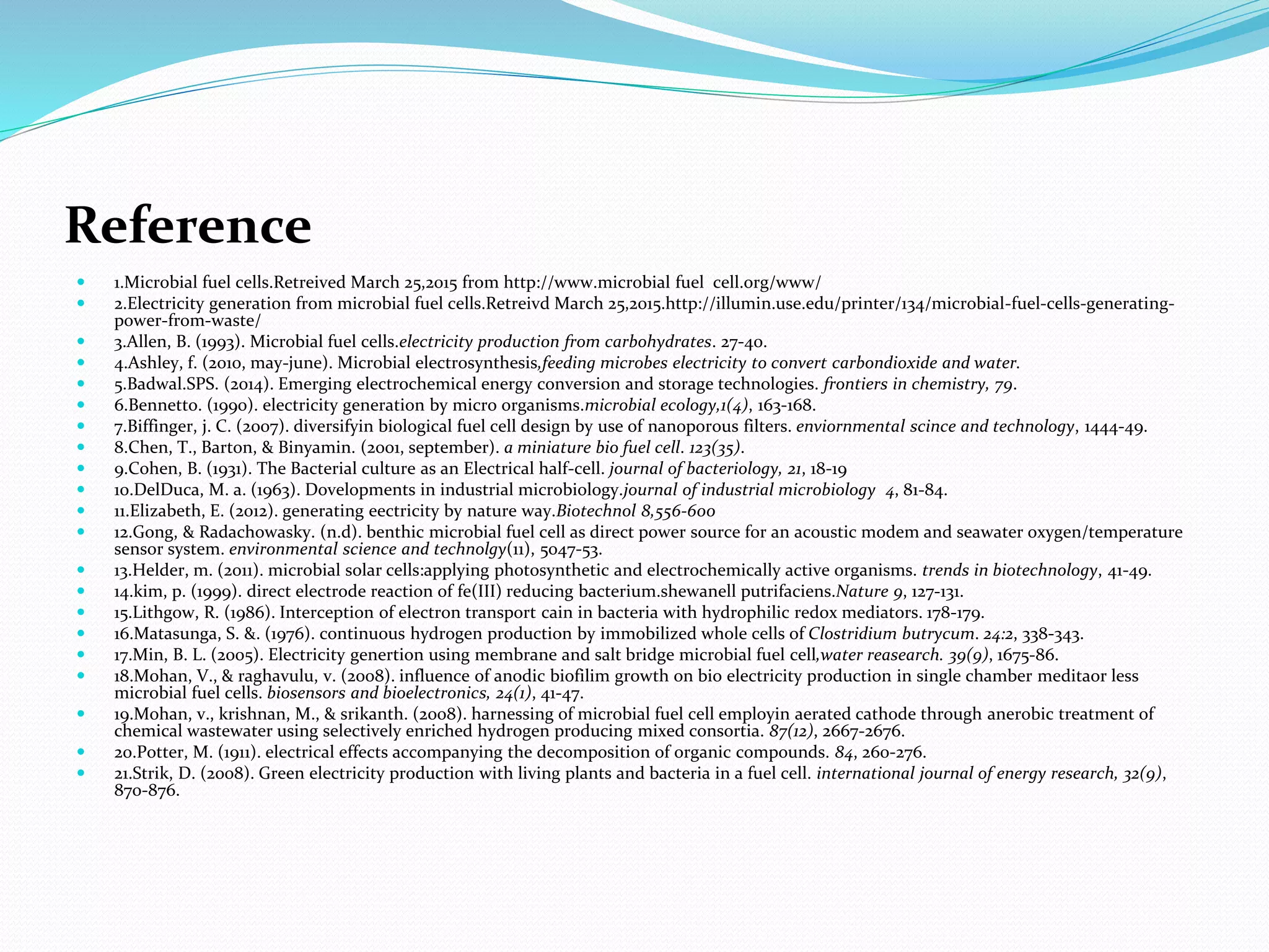 MICROBIAL FUEL CELLS-PPT | PPTX