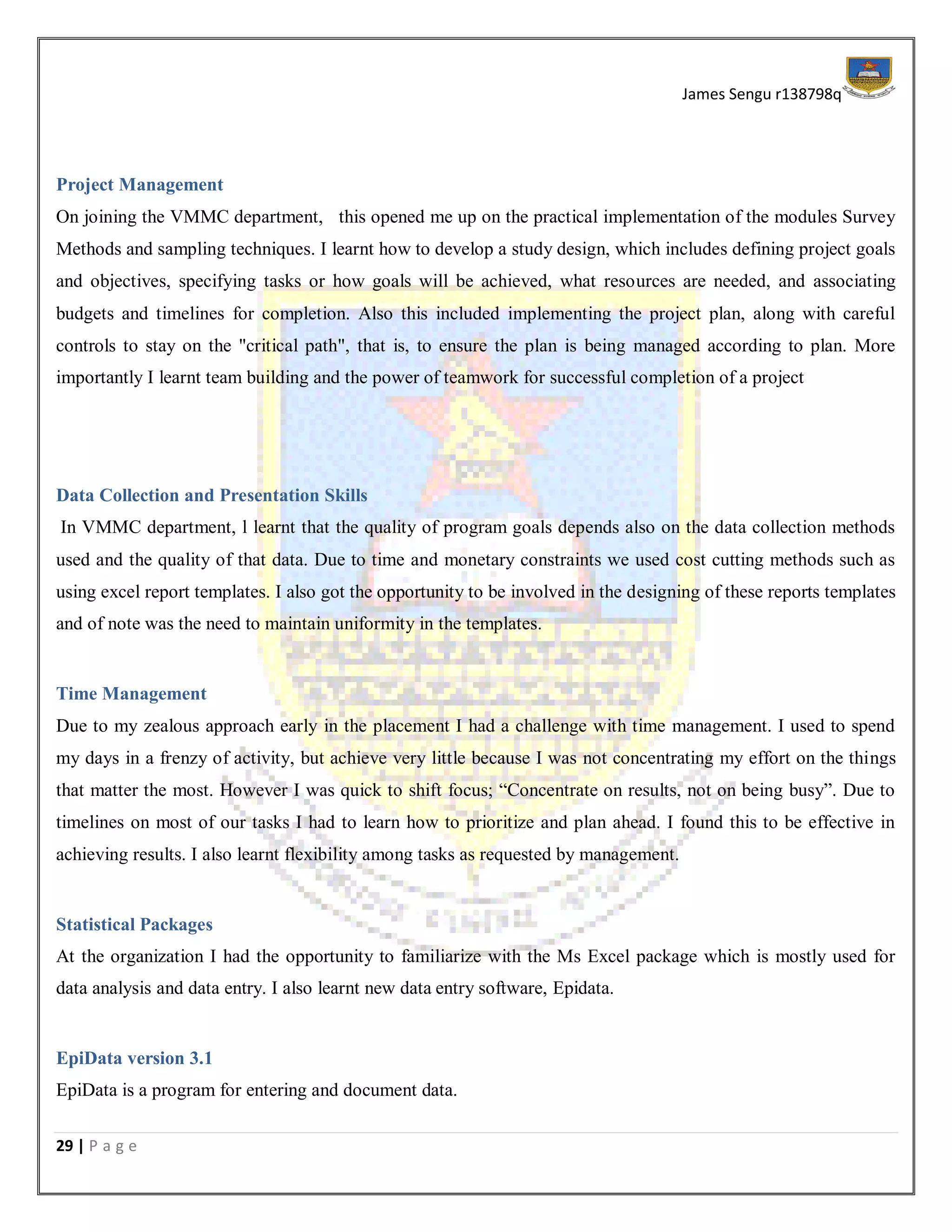 INDUSTRIAL ATTACHMENT REPORT | PDF