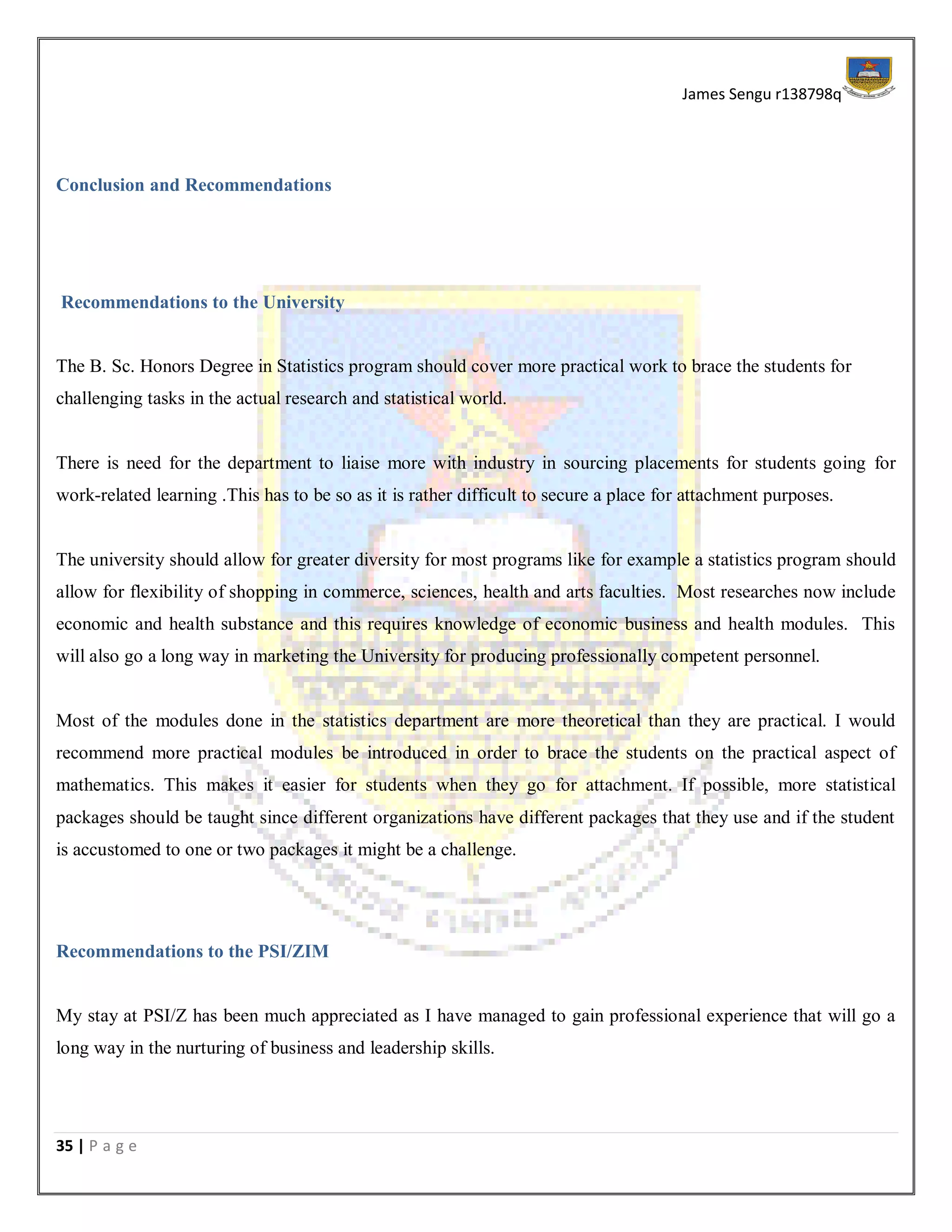 INDUSTRIAL ATTACHMENT REPORT | PDF