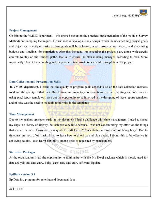 INDUSTRIAL ATTACHMENT REPORT | PDF | Diseases and Conditions | Medical ...