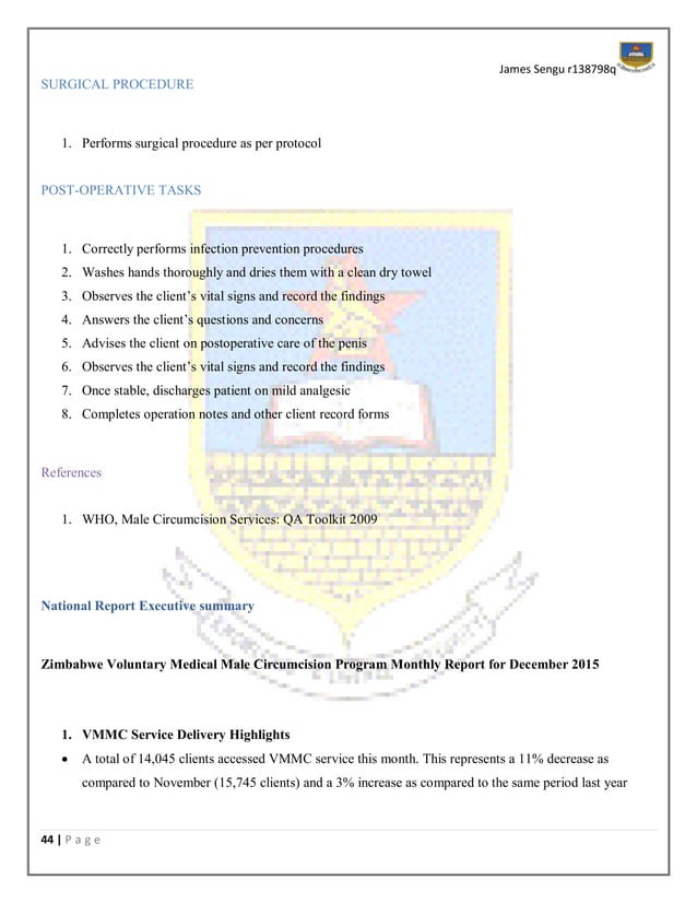 INDUSTRIAL ATTACHMENT REPORT | PDF | Diseases and Conditions | Medical ...