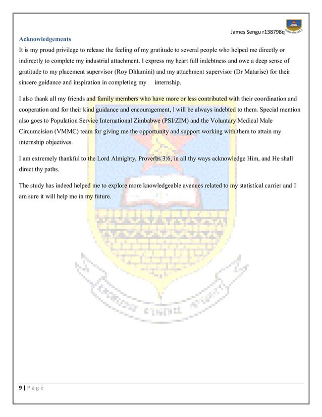 INDUSTRIAL ATTACHMENT REPORT | PDF | Diseases and Conditions | Medical ...