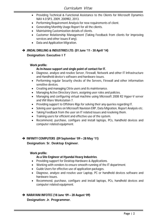Parth Dave CV | PDF