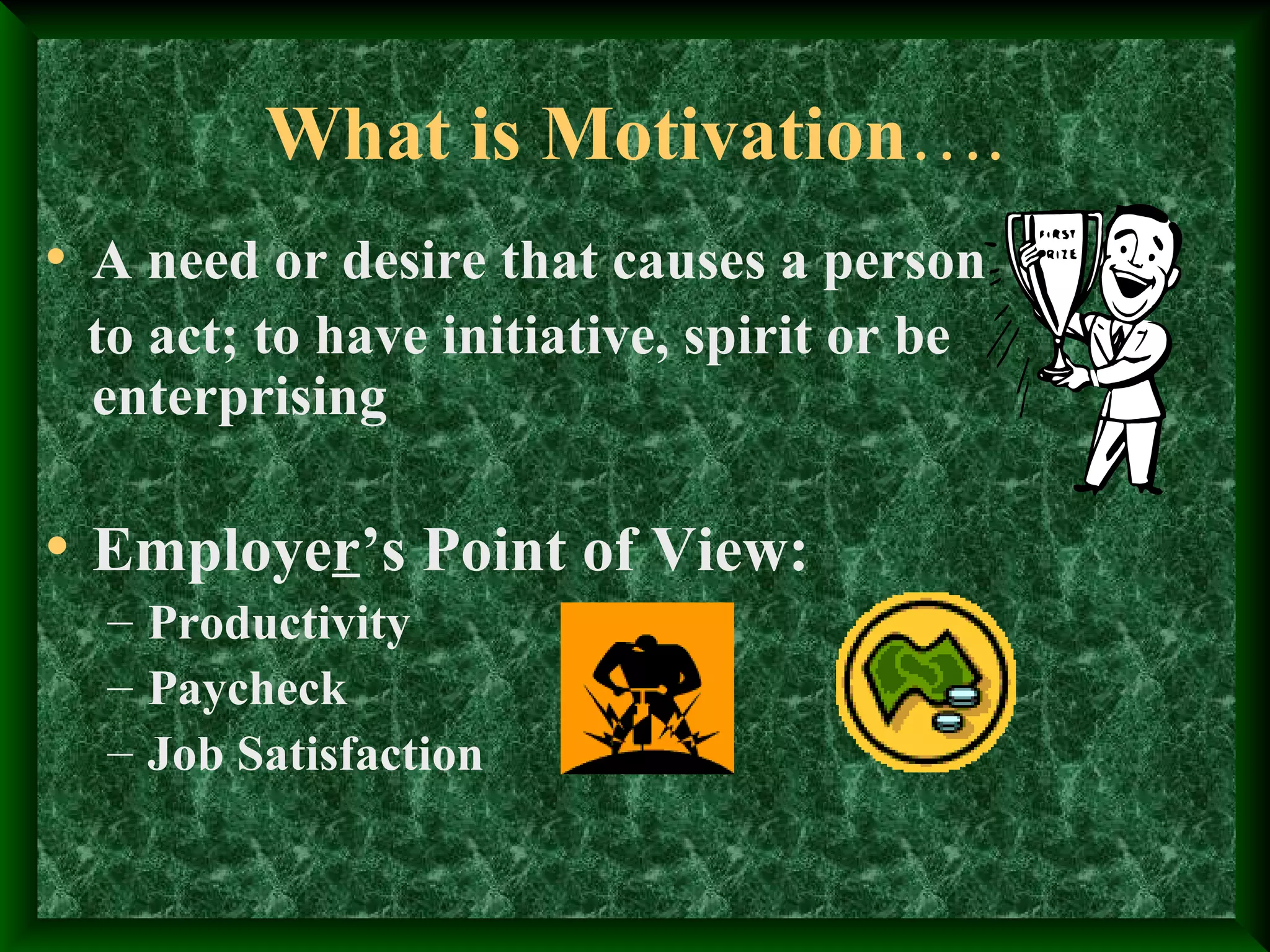 Emplyee Motivation | PPT